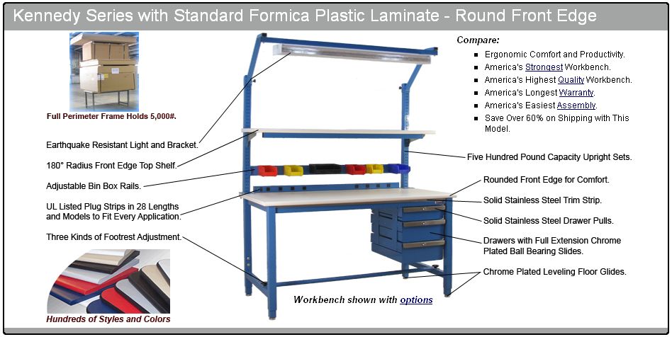 Sample Workbenches Configurations and Prices. BenchPro Quality ESD or ...